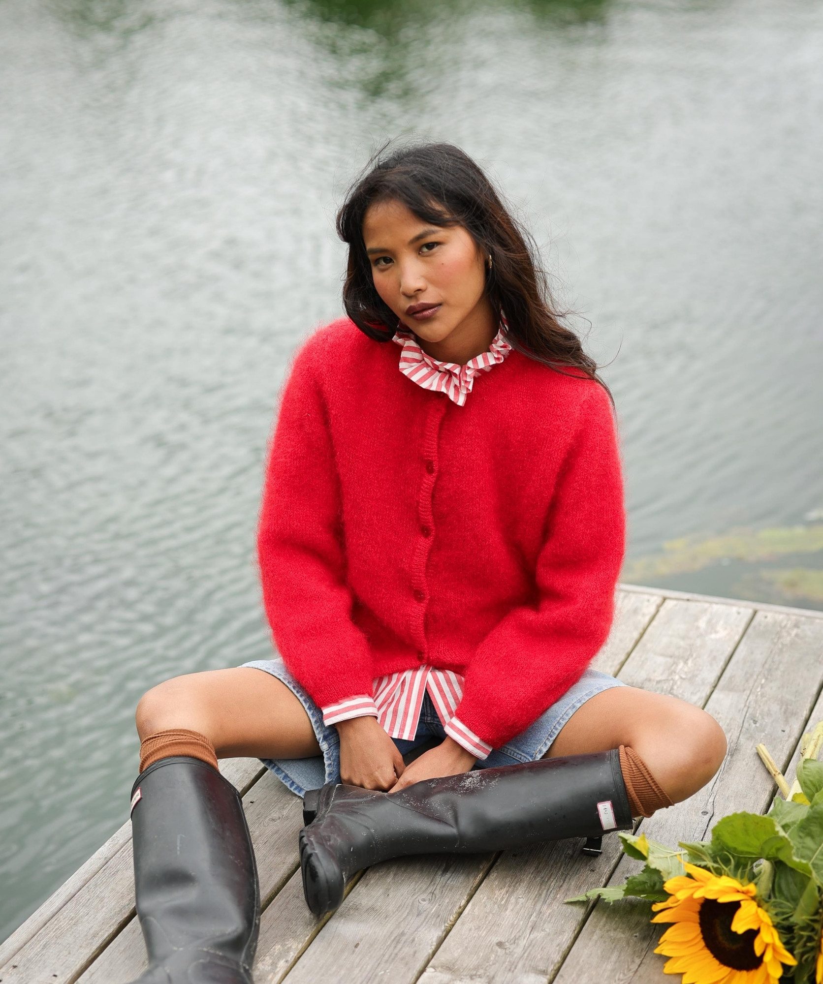 Cardigan Oscar - Rouge - Bëllemme